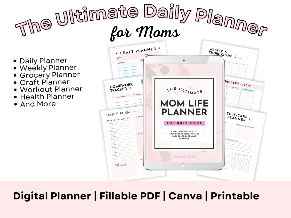 Check Out The Ultimate Life Planner Filetype:PDF - 1000 Ways To Wahm